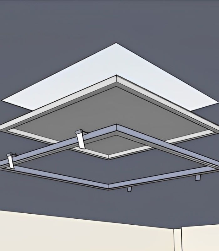 Marco Empotrar Panel LED 120x30 Blanco - AtrapatuLED