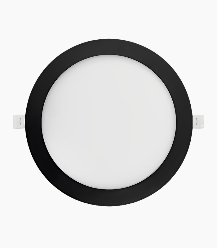 Downlight LED 24w Novo Redondo Negro - AtrapatuLED