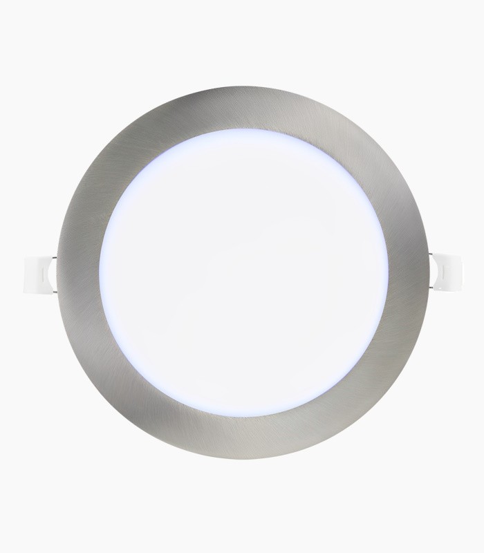 Downlight LED 18w Redondo CCT Níquel - AtrapatuLED