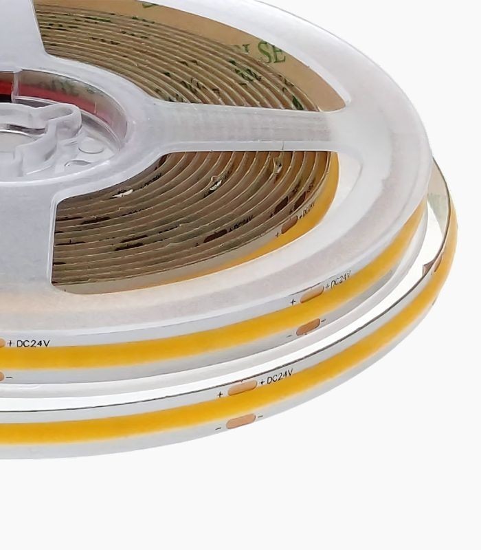 Tira LED COB 10w/M IP20 - 24v 900 lm - 5 metros - AtrapatuLED