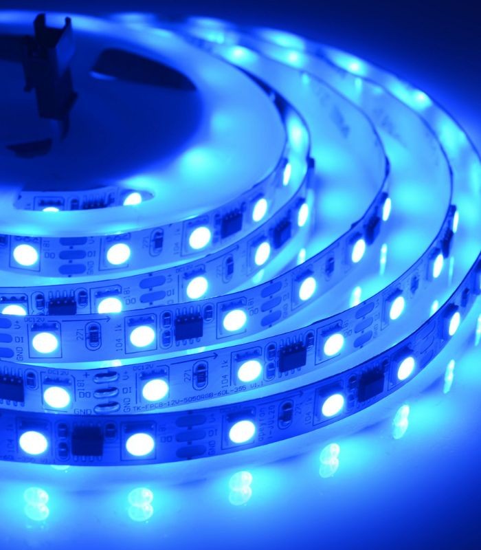 Tira LED Azul IP65 Exterior - SMD5050 - 12v - AtrapatuLED